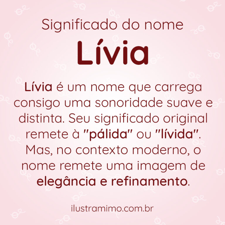 Significado do nome Lívia - O real significado
